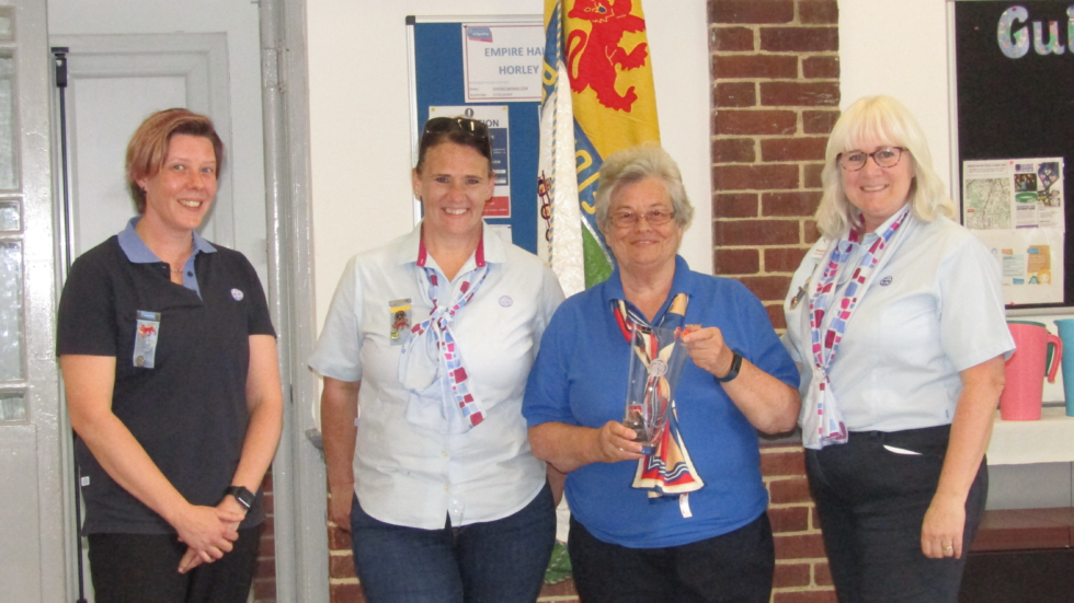 Veronica Ballard Receives her 60 years Service Award | Girlguiding ...